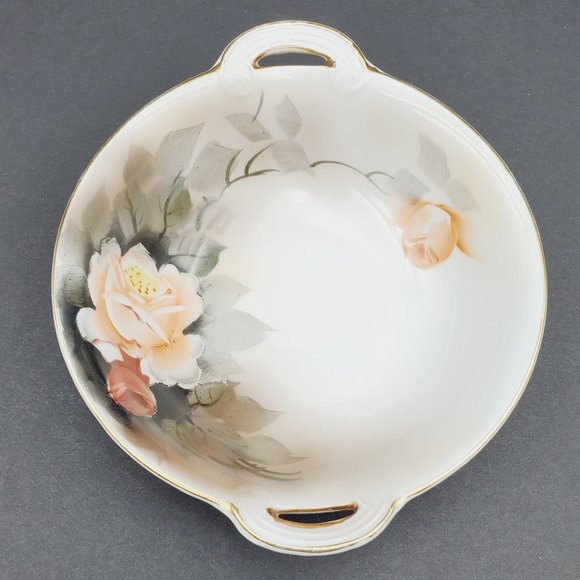 Noritake | Dining | Noritake Japan Hand Painted Handled Floral Bowl ...